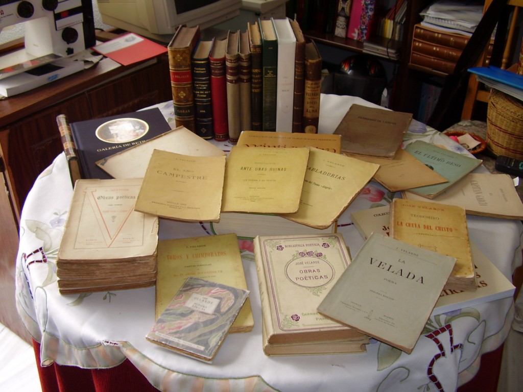 José Velarde Yusti: Obras de Velarde en las bibliotecas